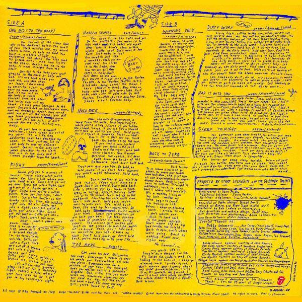 Пластинка LP Роллинг Стоунз Rolling Stones – Dirty Work, б/у, в наличии ...