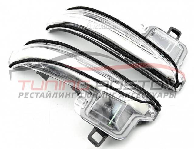 Поворотники в зеркала динамические Alphard / Tacoma / RAV4 светлые ...