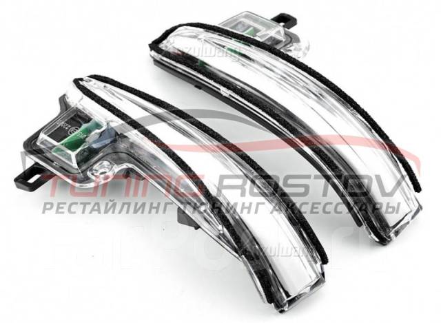 Поворотники в зеркала динамические Alphard / Tacoma / RAV4 светлые ...