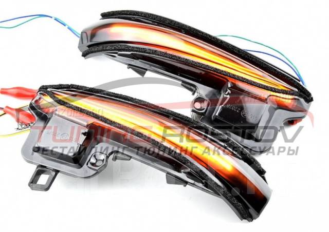 Поворотники в зеркала динамические Alphard / Tacoma / RAV4 светлые ...