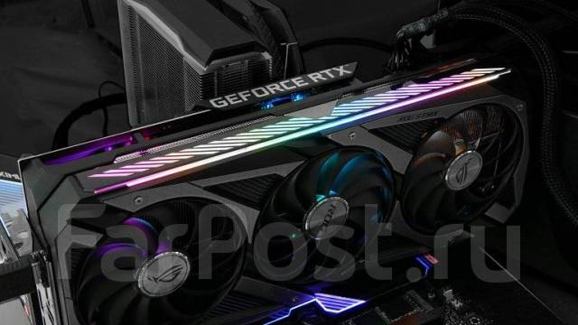 Продам видеокарту ASUS Nvidia GeForce RTX 3070 OC ROG Strix Gaming LHR ...