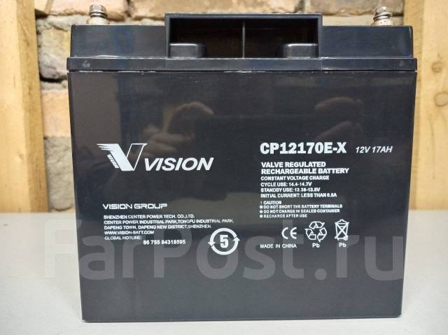 Аккумулятор Vision CP12170E 18 А/ч для ИБП APC, ЦОД и систем связи ...