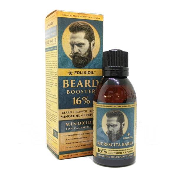 Миноксидил Folixidil Beard Booster 16% для Бороды лосьон Италия, в ...