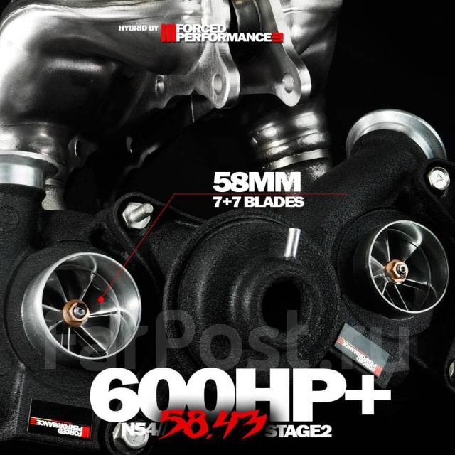 Тюнинг турбины для BMW N54 stage 2 600hp+ N54B30 купить в Москве по ...