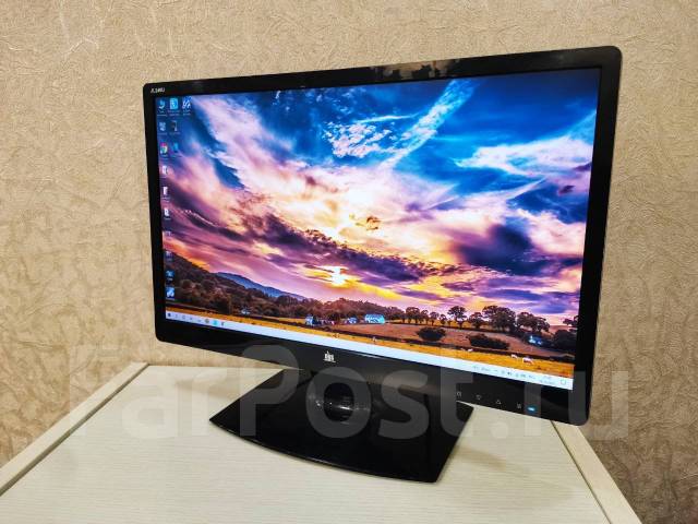 Как новый! Матовый! DNS 24" 1920x1080 (Full HD)/VGA/DVI/75Гц, ЖК (LCD ...