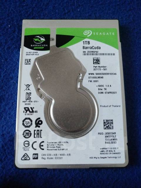 Жесткие диски1tb 1Тб sata 2,5", новые. для ноутбука, компа и. т. д, 1 ...