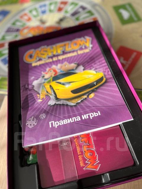 Настольная тренинг-игра Денежный поток Cash Flow Новая Запечатанная ...