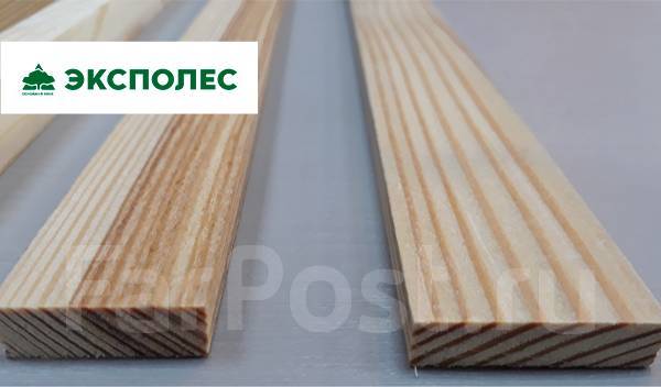 Рейка лиственница сухая строганная 14*22*1500 мм, в наличии. Цена: 42 ...