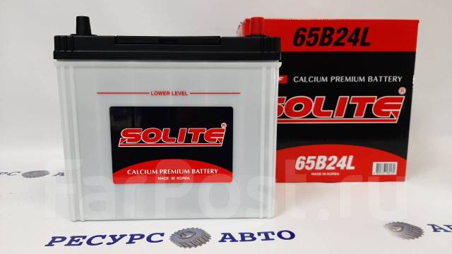 Solite 65B24L / 65B24R 50 А/ч. 470А (55B24L) за старый -700 руб - Аккумуляторы во Владивостоке