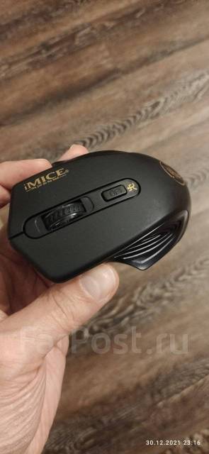 Бесшумная беспроводная мышь i-MICE G-1800 в стиле MSI Red Dragon ...