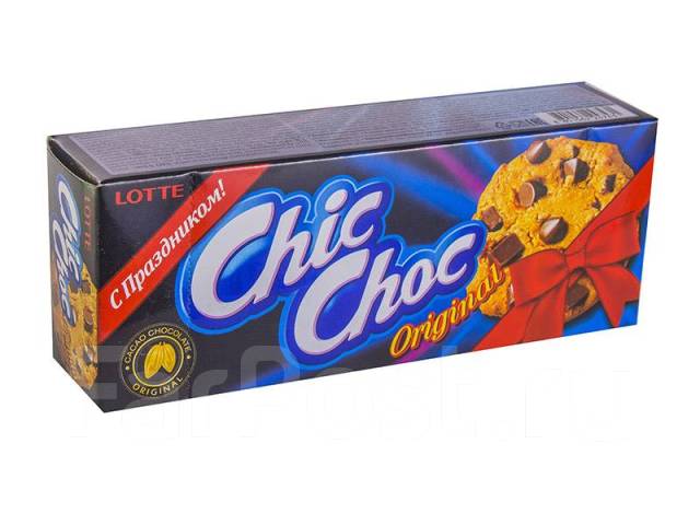 Печенье Chic Choc 90 г, в наличии. Цена: 199₽ во Владивостоке