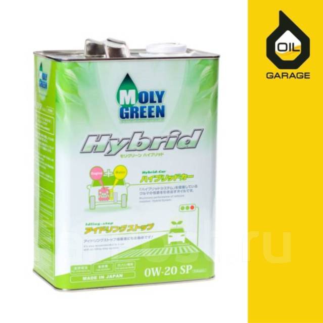 MOLY Green Hybrid SP 0W20 (Синтетика) 4л. Замена, синтетическое, 4,00 л ...