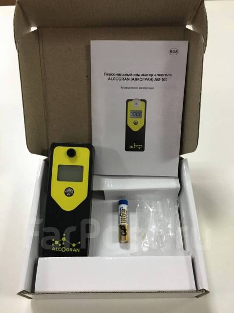 Персональный алкотестер Алкогран AG 100, новый, под заказ. Цена: 7 400 ...