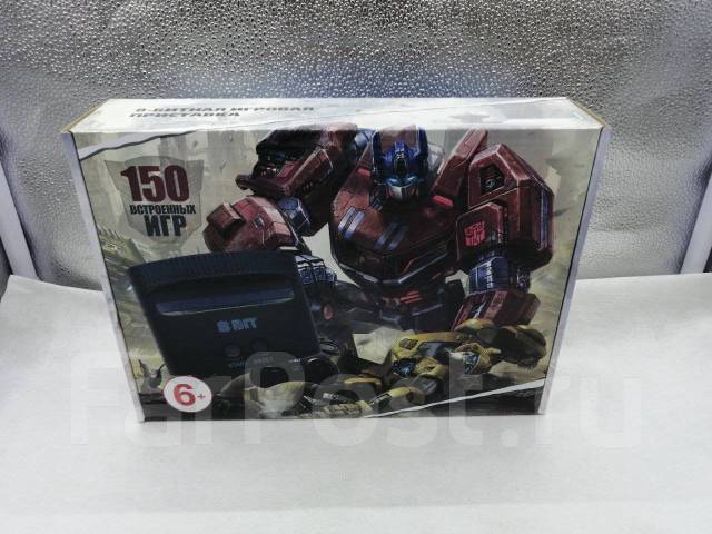 Игровая приставка 8 bit Transformers 150 игр Dendy Денди - Игровые ...