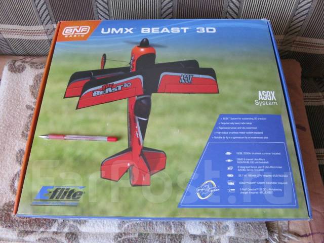 Радиоуправляемая модель самолета UMX Beast 3D от E-Flite (США) - Другие ...