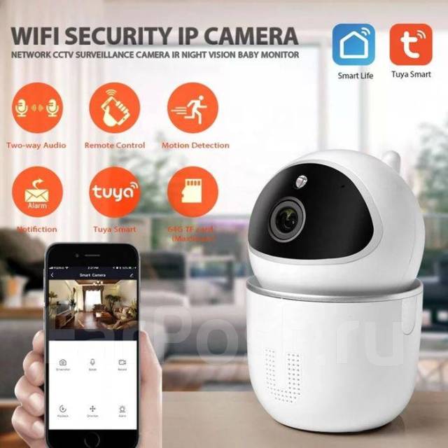 Панорамная Wi-Fi IP-камера HOCO DI10 smart camera 360° ,1080p - Сетевое ...