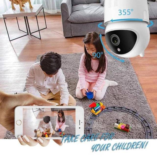 Панорамная Wi-Fi IP-камера HOCO DI10 smart camera 360° ,1080p - Сетевое ...