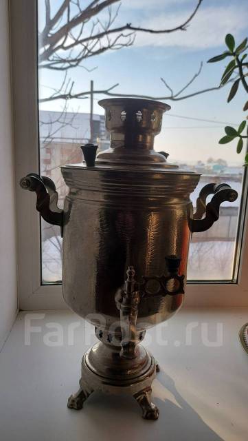 Самовар на дровах, б/у, в наличии. Цена: 7 000₽ в Уссурийске