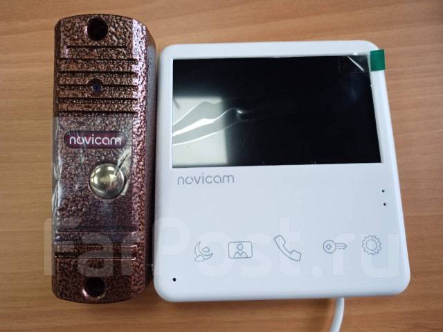 Комплект цветного видеодомофона UNIT 4 KIT Novicam панель+монитор, новый, в наличии. Цена: 9 900 ...