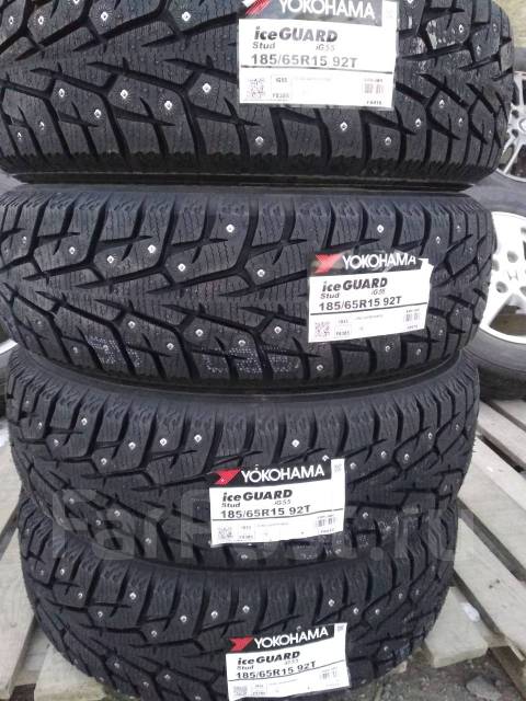 Yokohama Ice Guard Stud IG55, 185/65 R15 - Шины во Владивостоке