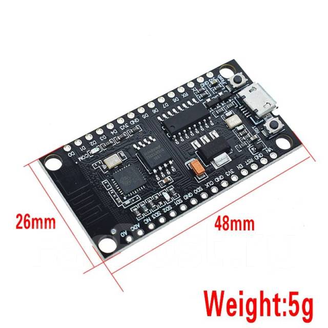 Модуль Nodemcu V3 Lua Wifi Esp8266 32m Flash Ch340 Iot Arduino новый под заказ Цена