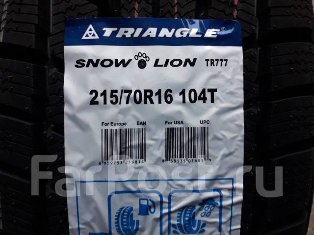 Triangle TR777, 215/70 R16, 16", 1 шт, в наличии, 215 мм, 70 % ...