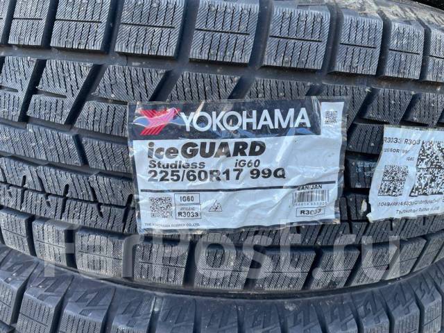 Yokohama Ice Guard IG60, 225/60 R17 99Q, 17", 1 шт, 225 мм, 60 %, радиальный, зимние. Цена: 47 ...