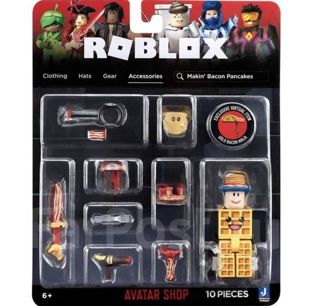 Roblox Фигурка героя Makin' Bacon Pancakes (Avatar Shop) с аксессуарам ...
