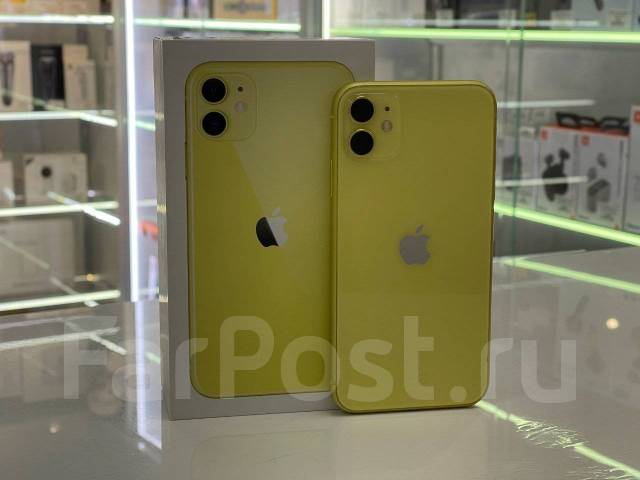 Apple iPhone 11 128GB Yellow - Смартфоны и сотовые телефоны во Владивостоке
