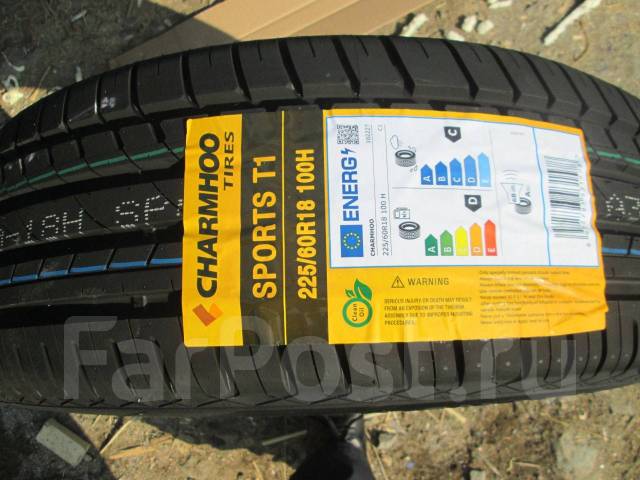 Charmhoo Sports T1, 225/60 R18, 18", 1 шт, в наличии, 225 мм, 60 % ...