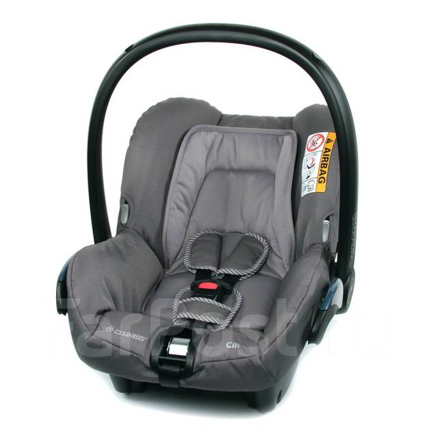 Автолюлька Maxi-cosi City Concrete Grey Краш-тест, установка на шасси ...