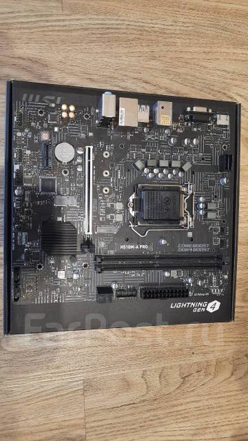 Материнская плата msi h510m-a pro, lga 1200, б/у, в наличии. Цена: 3 ...