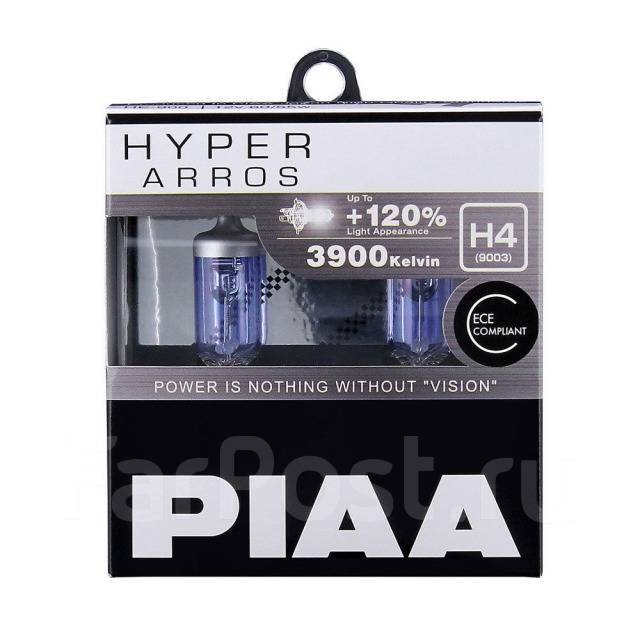 Лампа галогенные PIAA BULB Hyper Arros 3900K HE900H4 (H4) 12V 55W ...