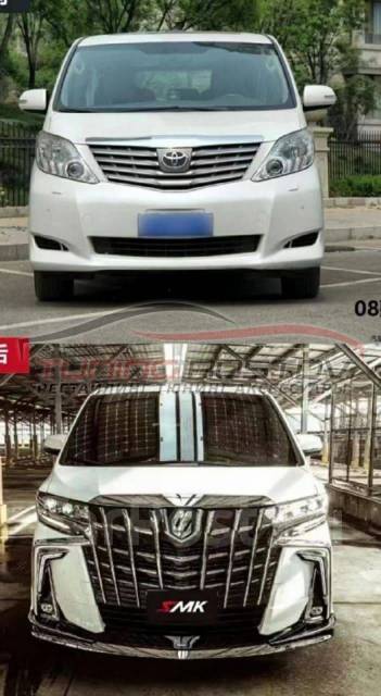 Рестайлинг из Alphard H20 08-15 в Alphard H30 19~ Modellista купить во ...