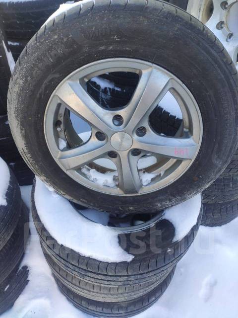 Диски комплект Enkei Rivazza, 15", 1 шт, 5x114.3, 67,1 мм. 4 шт, б/у, в ...