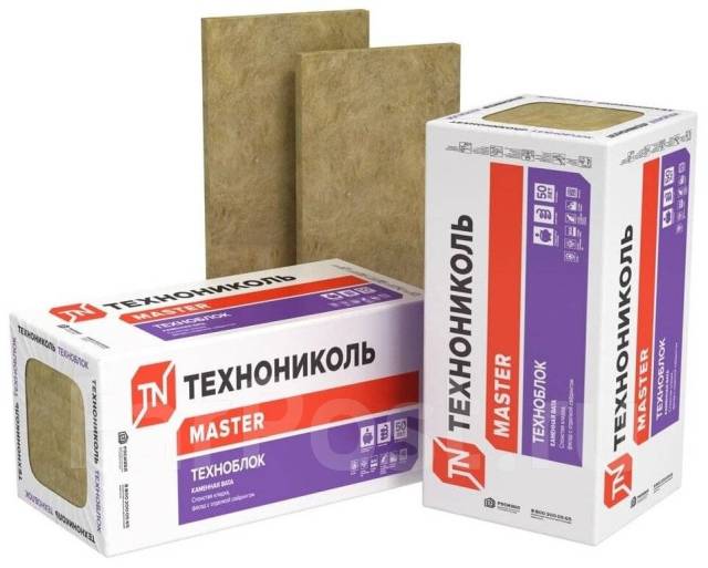 Кам. вата Техноблок Стандарт 8 плит 1200*600*50 ОПТ от 50м3 Цена за уп ...