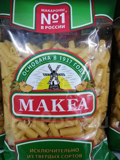 Макароны Макфа 400г улитки, в наличии. Цена: 70₽ во Владивостоке
