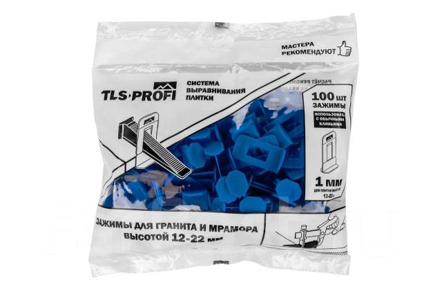 Зажим Свп Tls Profi для гранитной и мраморной плиты высотой 12 22 мм 1