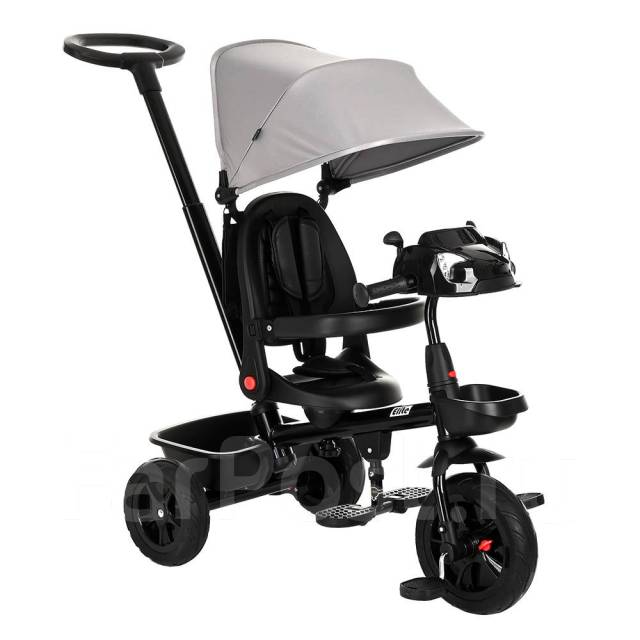 Pituso Велосипед трехколесный Elite, 10"/8" с ручкой, новый, в наличии. Цена: 10 500₽ во ...