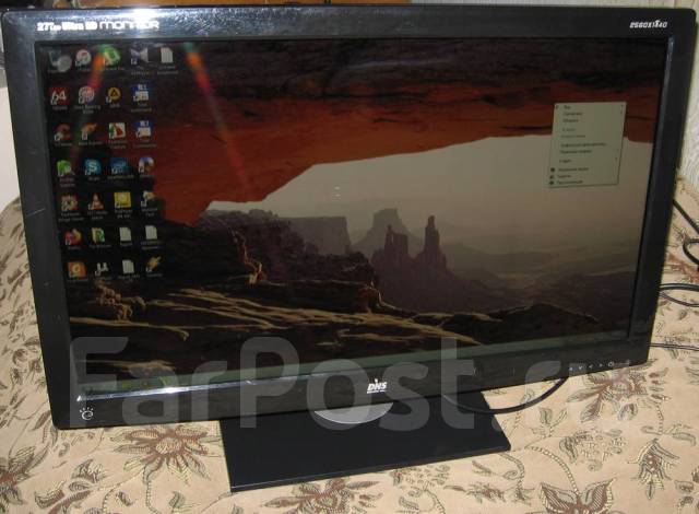 Монитор DNS PL270, 2560x1440 (WQHD), ЖК (LCD, LED, QLED), 27", IPS, б/у ...