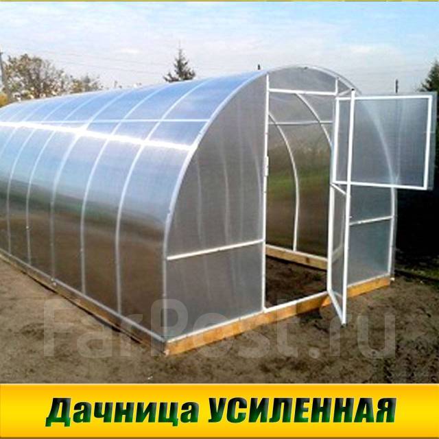 Теплица Дачница Усиленная 8 метров (сборно-разборная) - Сад и огород в ...