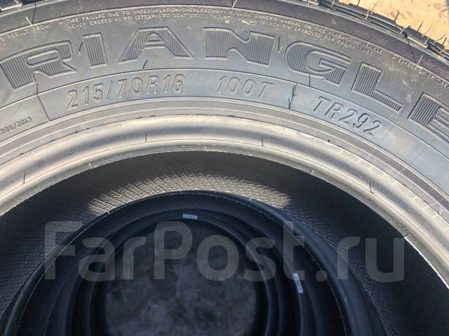 Triangle TR292, 215/70R16, 16", 1 шт, 215 мм, 70 %, радиальный, Грязь AT, до 5 %, 2024 год. Цена ...