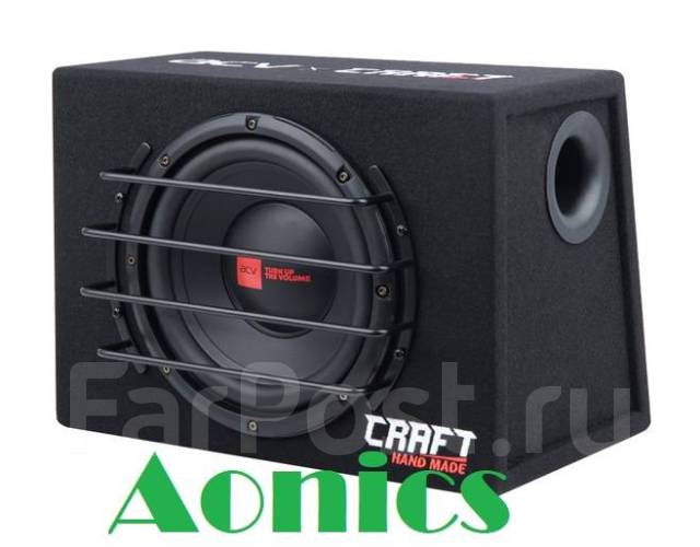 Активный сабвуфер ACV Craft B10A. Новый, компонентные, 25 x 25 см (9,8 x 9,8 дюймов), 200 Вт, с ...