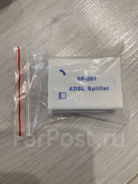 ADSL splitter SP-201 Новый, в наличии. Цена: 39₽ во Владивостоке