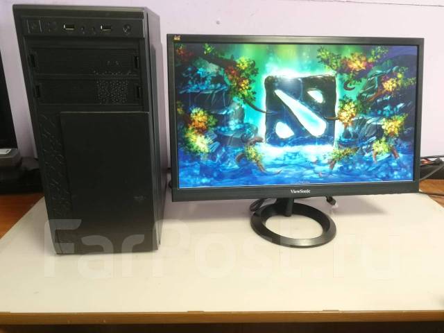 Комп с монитором 22" 2019г Pentium G4560,8Gb, GT730-2GB, SSD 120Gb ...