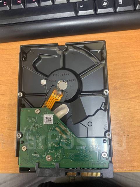 Жесткий диск HDD 1 TB WD Green Sata 3 5400 rpm / 64mb, 1 000 Гб, б/у, в ...