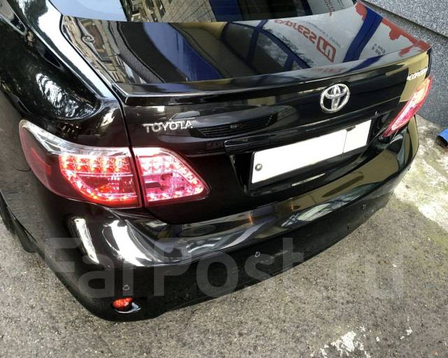 Лип спойлер на Toyota Corolla 150 (Тойота Королла 150) 2006-2012г ...