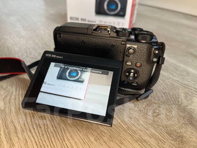 Фотоаппарат беззеркальный Canon EOS M6 Mark II Body в идеале ...