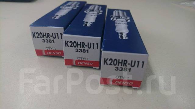 Свечи зажигания Denso K20HR-U11 купить во Владивостоке по цене: 480 ...