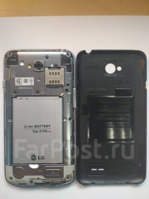 Смартфон LG L65 D285 Black, 4.30", моноблок, черный, 3G, б/у, в наличии ...